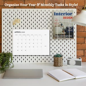 Editable Side Hustle Planner, Printable 2025 Calendar With Sunday Start ...