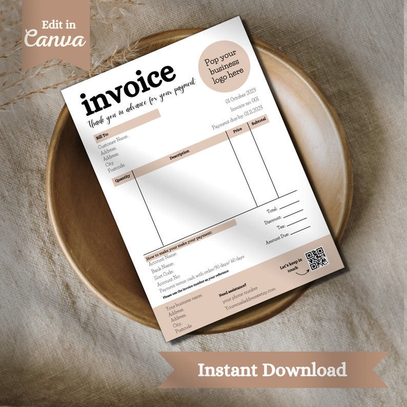 Small Business Invoice Template, Invoice Template for Small Business ...