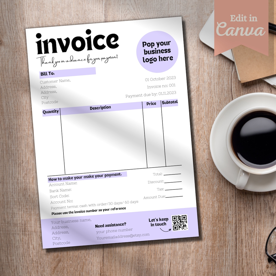 Small Business Invoice Template, Invoice Template for Small Business ...