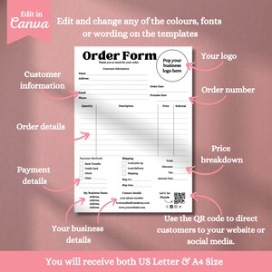 Printable Small Business Forms, Pop up Shop, Small Business Bundle ...