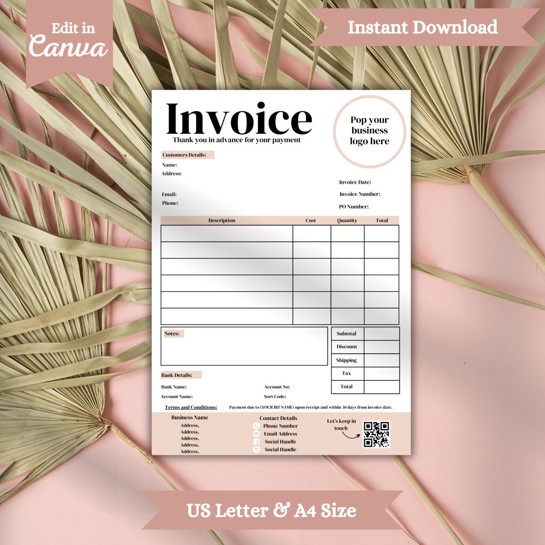 Small Business Invoice Template, Invoice Template for Small Business ...
