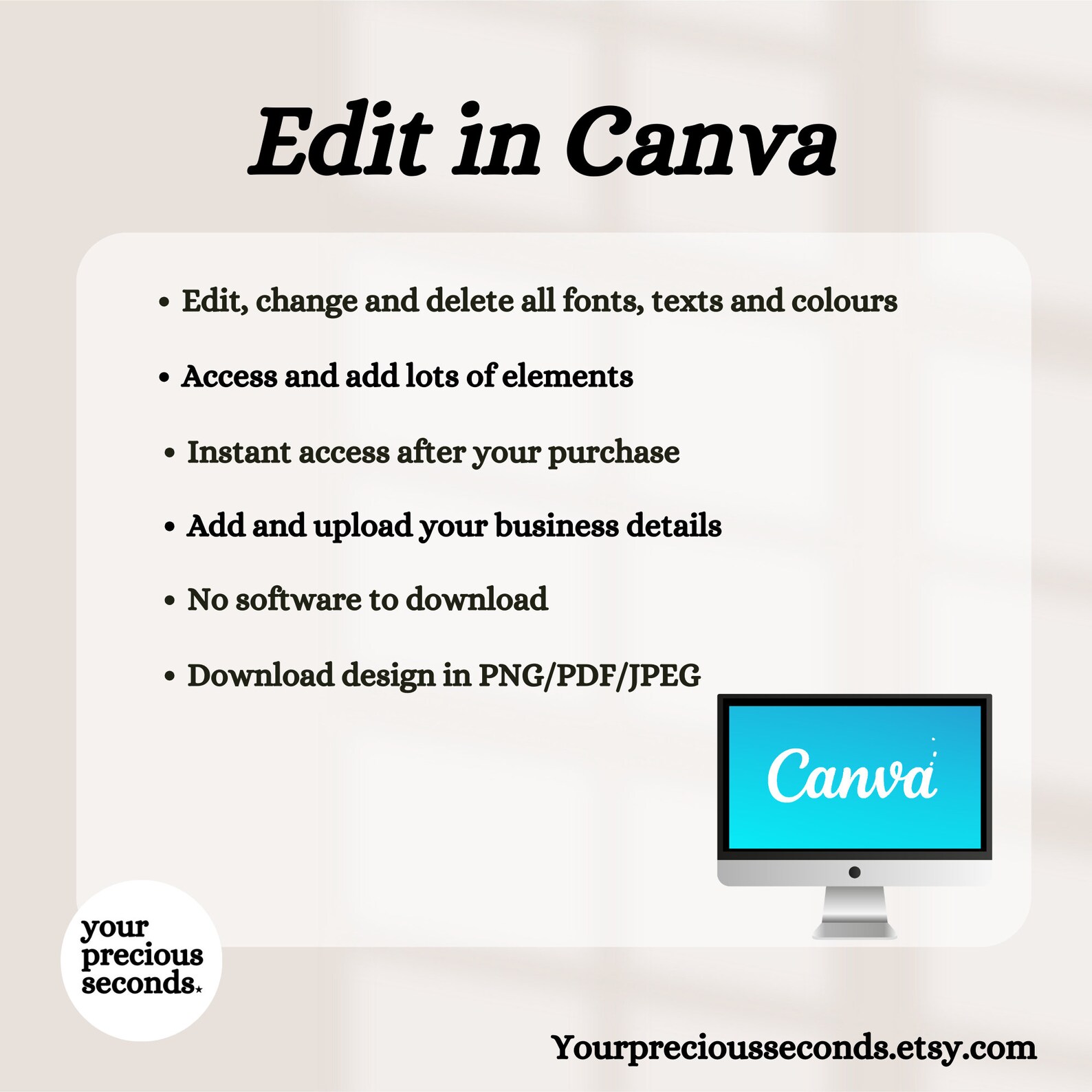 Digital Order Forms for Crafts, Small Business Forms, Order Form ...