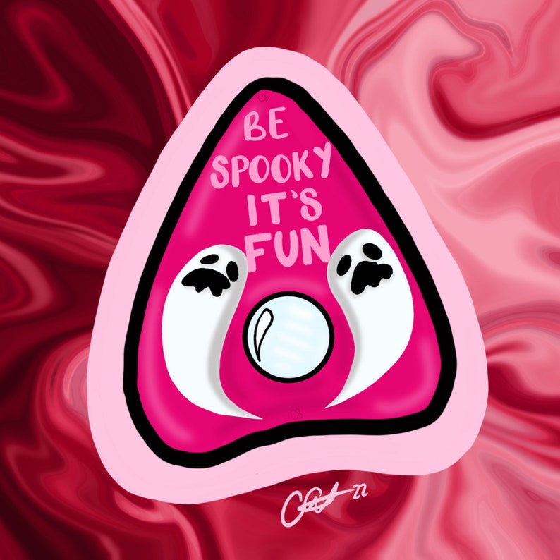 Wall Art, Be Spooky Its Fun Planchette Digital Art, Digital Download ...