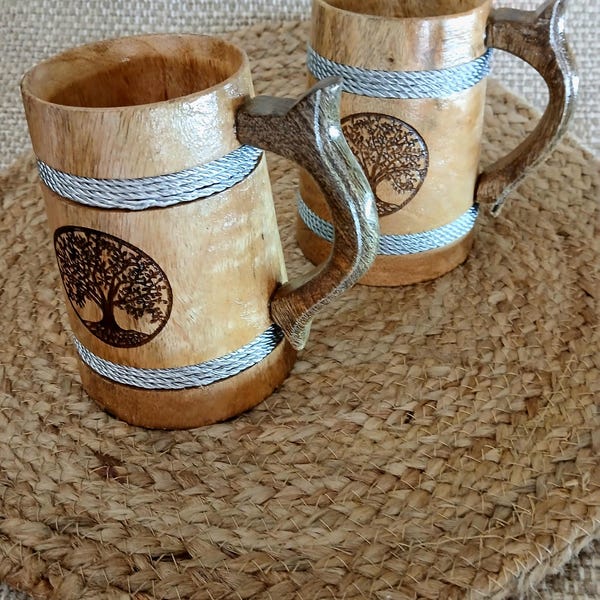 Wooden Mug - Etsy
