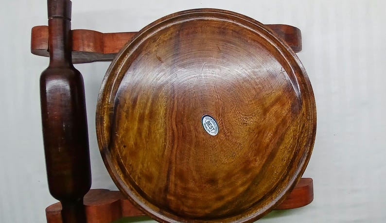 Wooden Chakla Belan Set: Traditional Indian Roti & Paratha Maker - Etsy ...