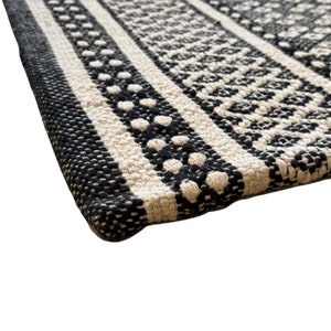 Handwoven Cotton Kitchen Rug 18x30, Washable Eco Friendly Kitchen Mat ...