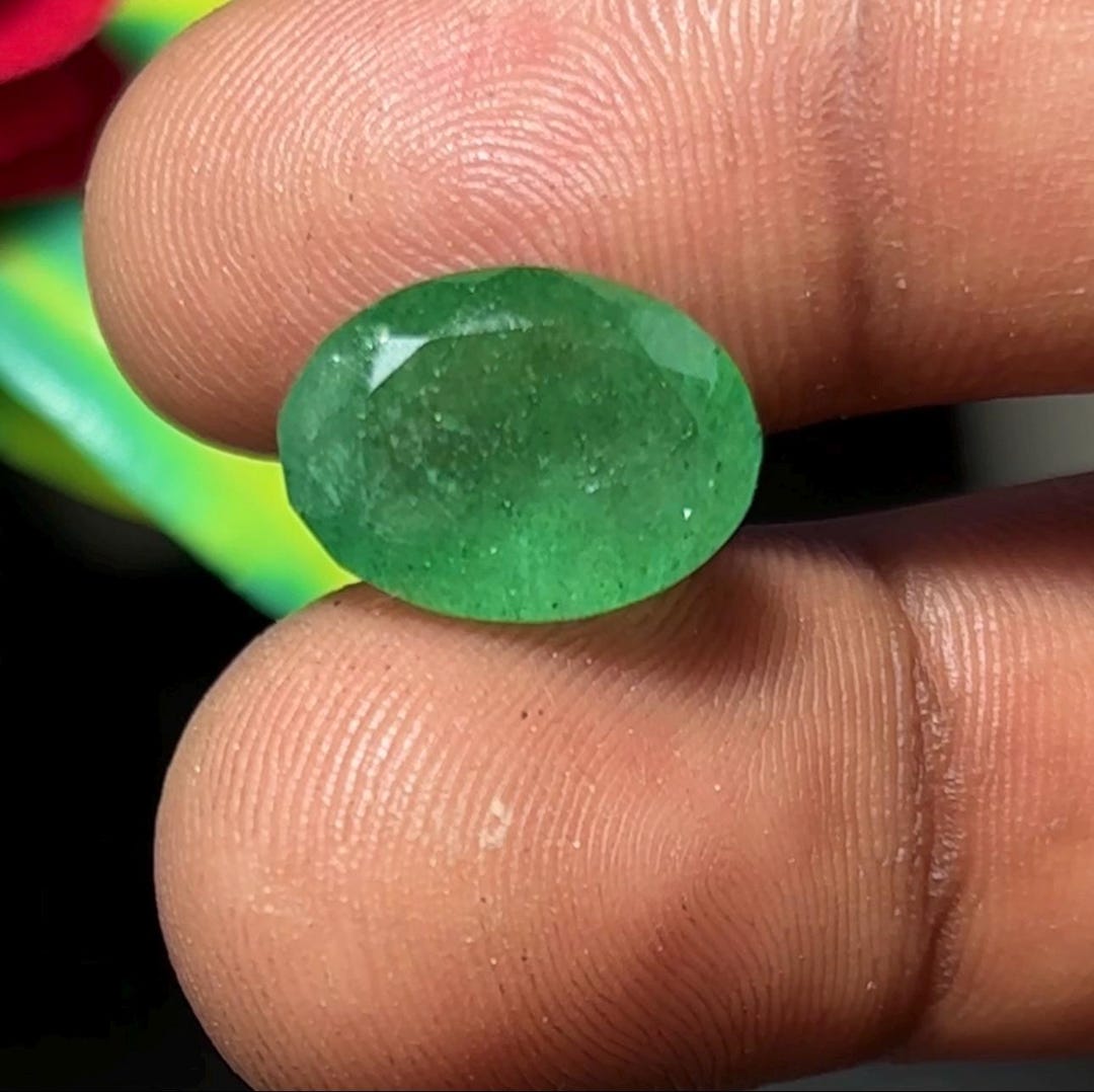 Natural Emerald Green Strawberry Cut Stone Strawberry Emerald Gemstone ...