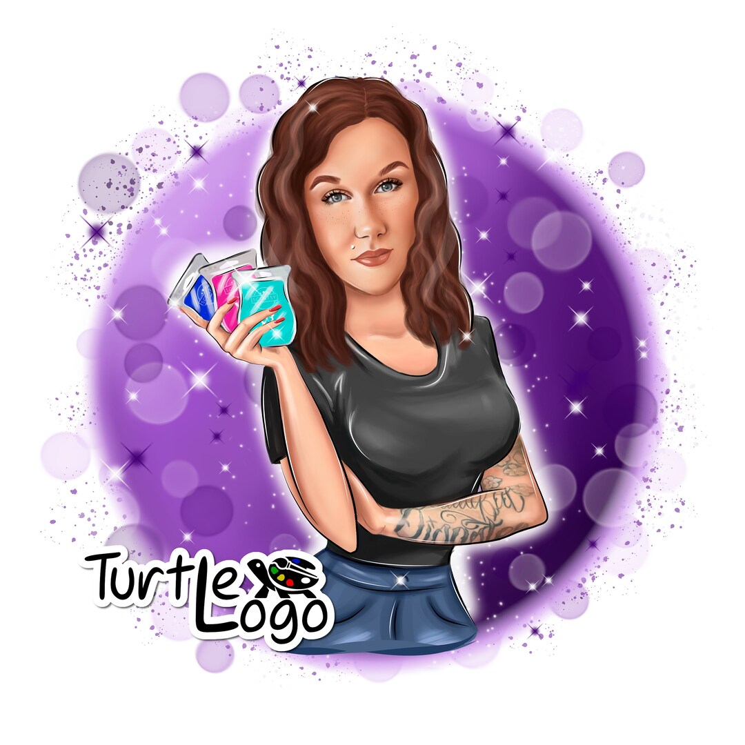 Professional Portrait Logo, Custom Cartoon Logo, Fashion Logo, Beauty ...