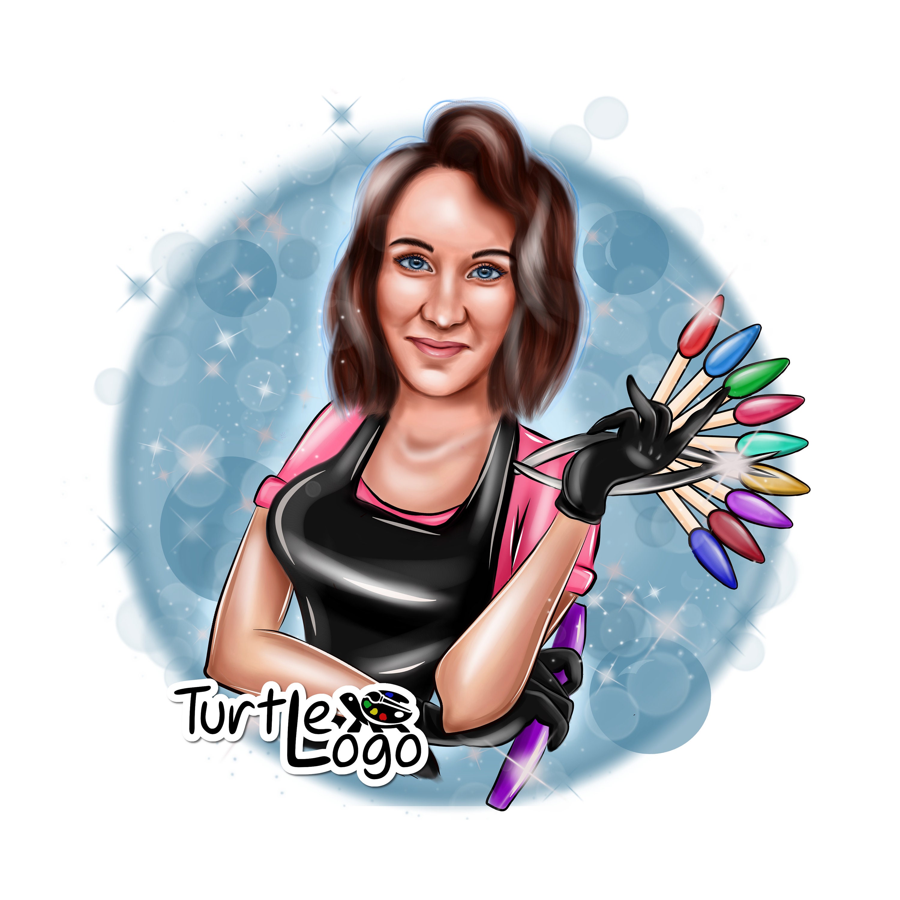 Professional Portrait Logo, Custom Cartoon Logo, Fashion Logo, Beauty ...