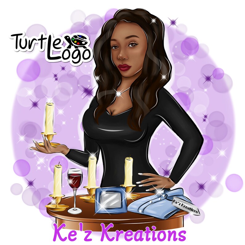 Professional Portrait Logo, Custom Cartoon Logo, Fashion Logo, Beauty ...