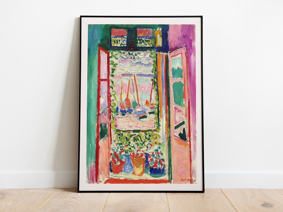 Matisse - Open Window Collioure Exhibition Art Poster Vintage Print ...