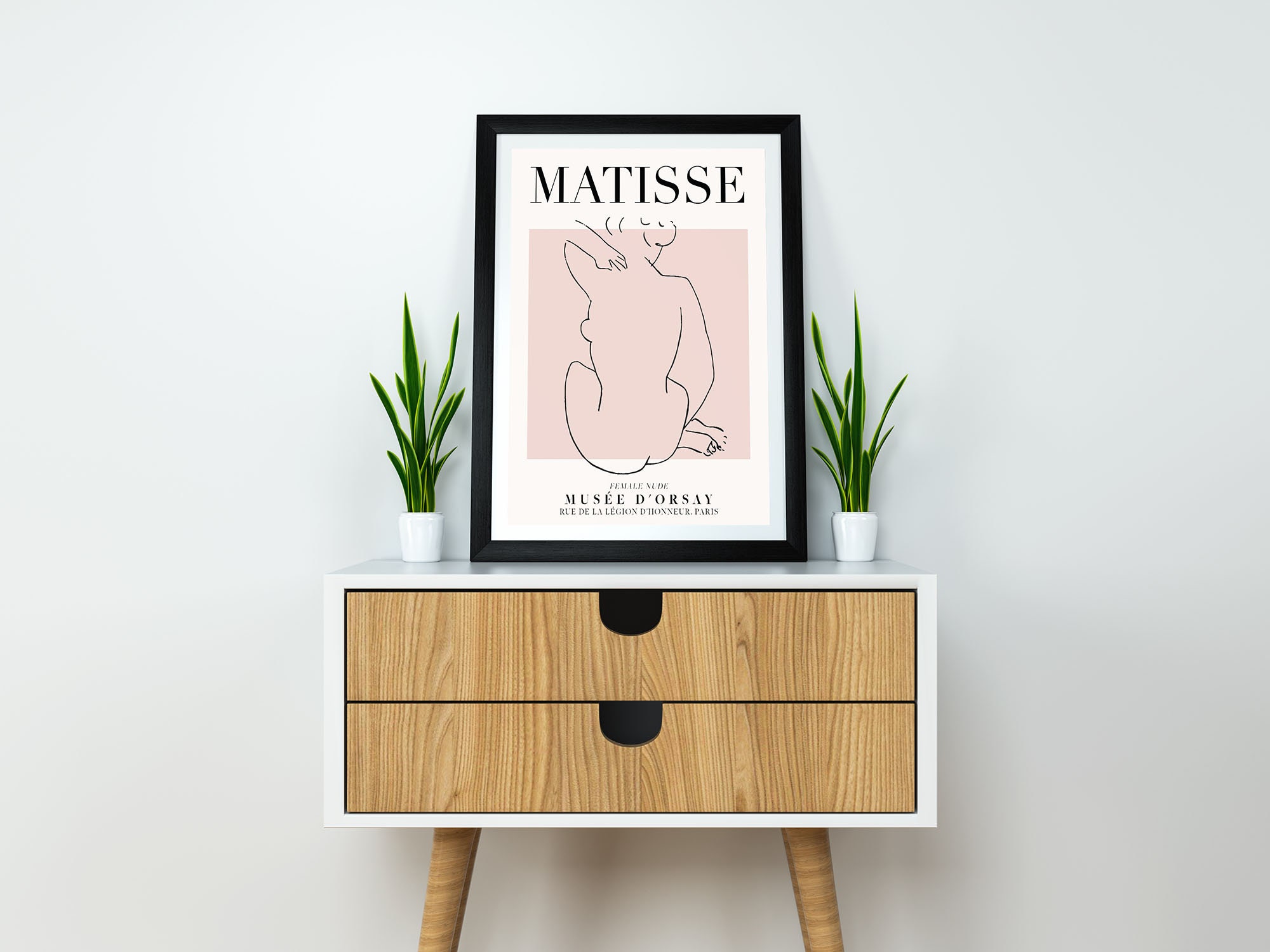 Henri Matisse Weiblicher Akt Ausstellung Vintage Line Art | Etsy