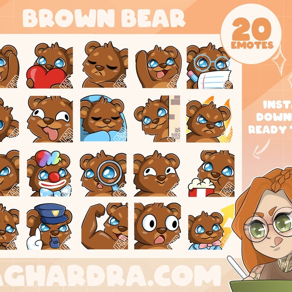 Polar Bear Emotes Twitch - Etsy