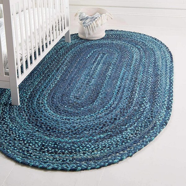 Oval Rag Rug - Etsy