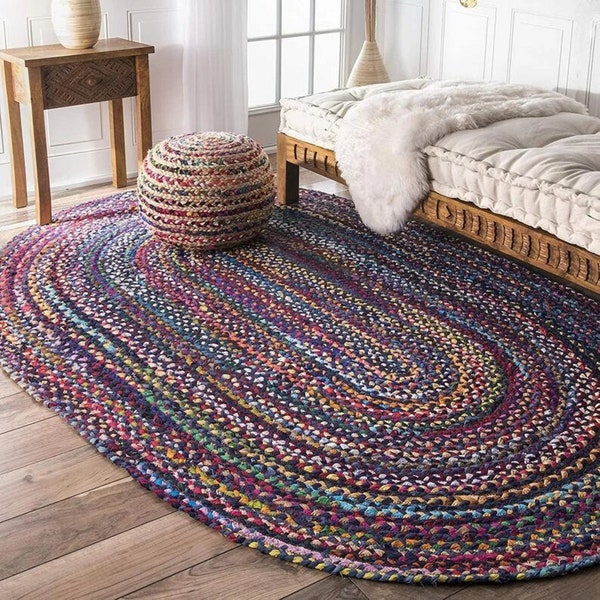 Oval Rag Rug - Etsy