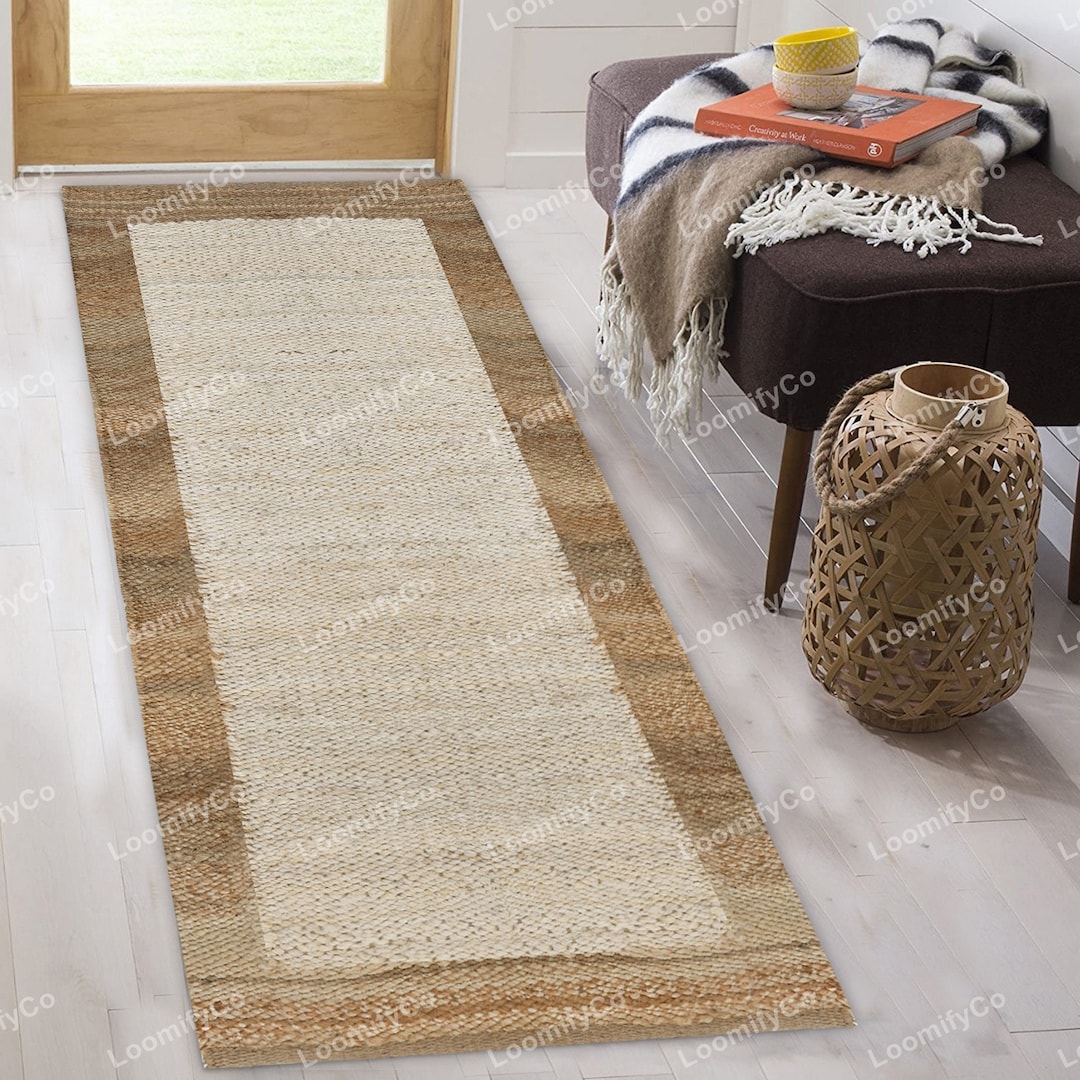 Staircase Jute Runner , Jute Stair Runner, Jute Hallway Runner , Jute ...