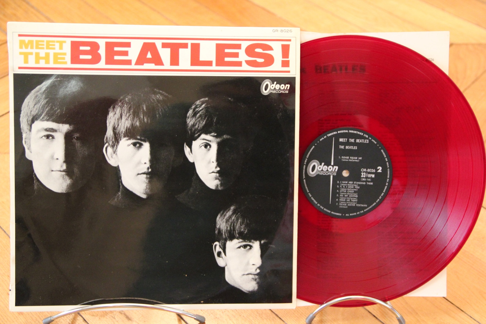 Meet The Beatles The Beatles Rock Red Vinyl Lp Or 8026 Album Etsy