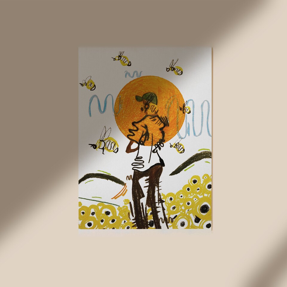 Tyler The Creator Poster: Flower Boy | Abstract Alternative Hip Hop ...