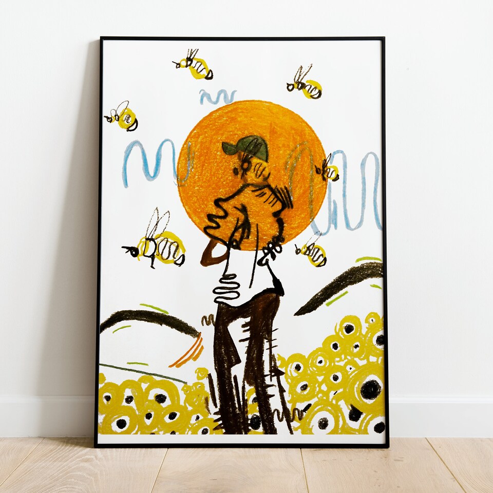 Tyler The Creator Poster: Flower Boy | Abstract Alternative Hip Hop ...