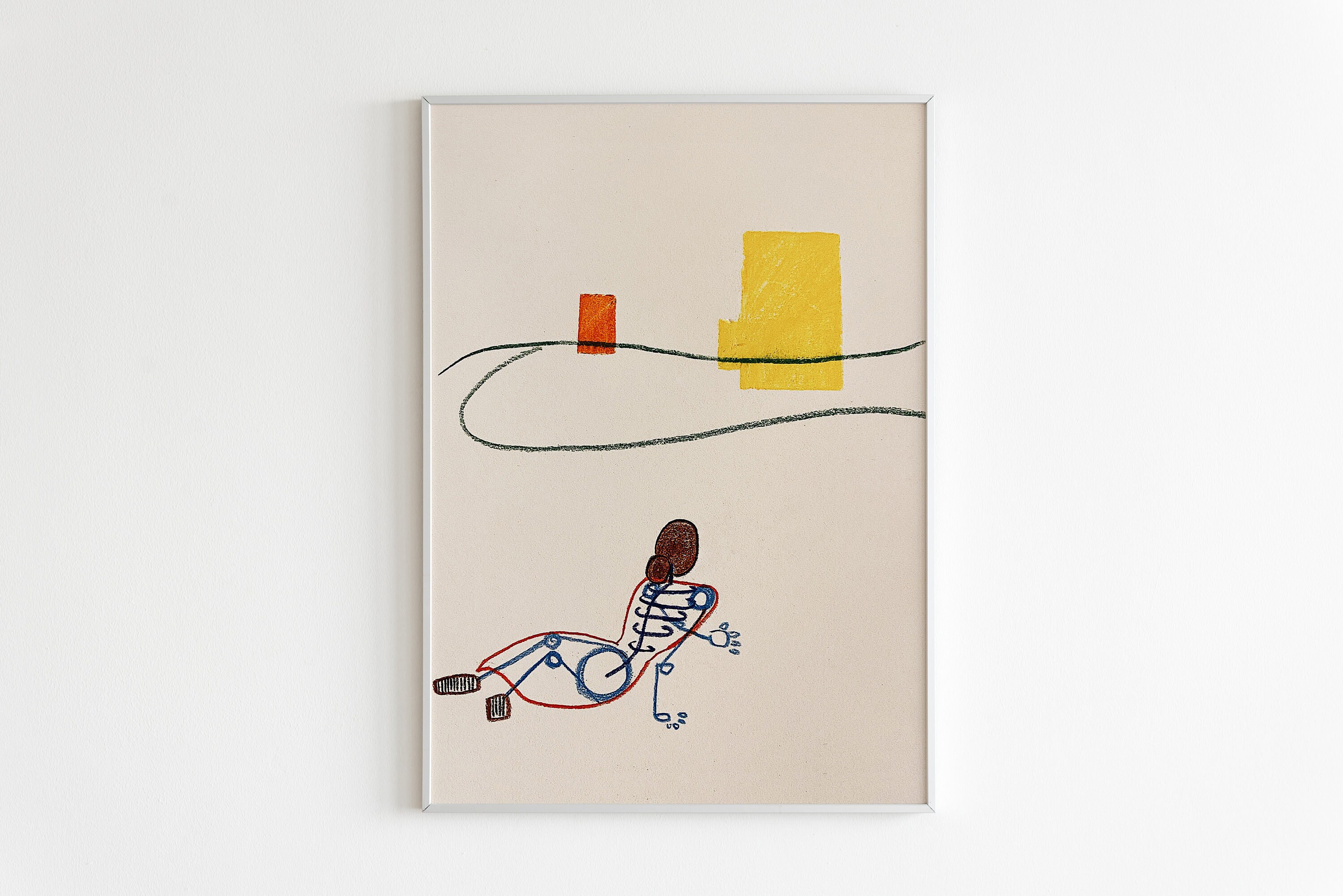 Christina's Lament: Abstract Minimalist Drawing - Etsy UK