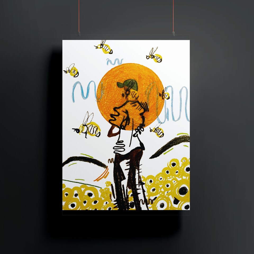 Tyler The Creator Poster: Flower Boy | Abstract Alternative Hip Hop ...