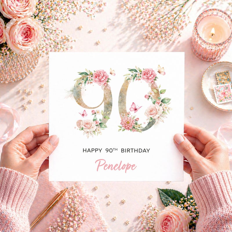Watercolor Birthday Card - Etsy UK