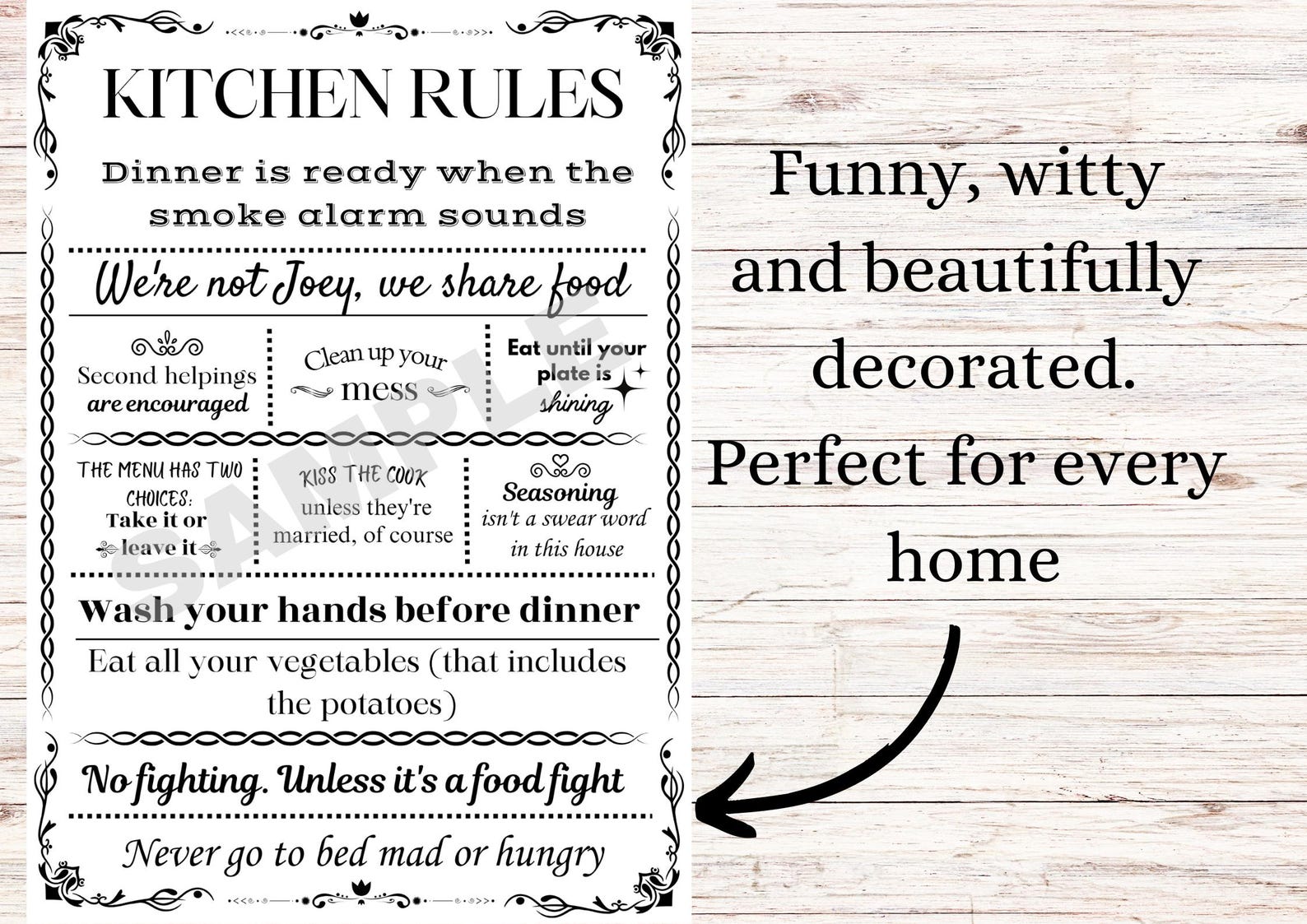 House Posters Funny House Rules Witty Posters Bathroom Rules Bathroom ...