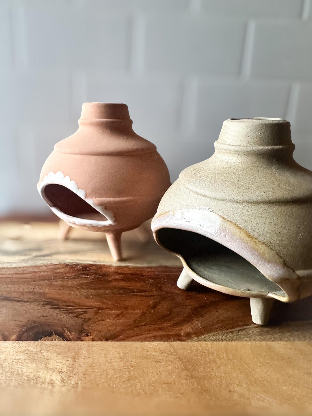 Mini Chiminea Incense Burner Handmade Ceramic Aromatherapy Decor - Etsy