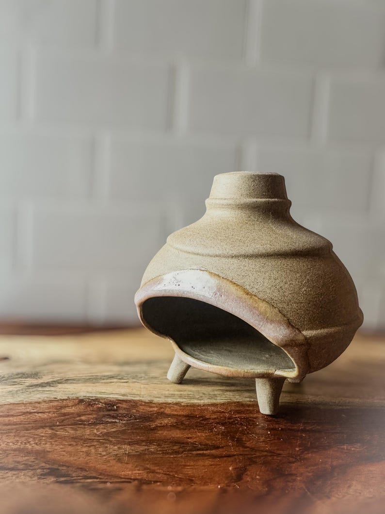 Mini Chiminea Incense Burner Handmade Ceramic Aromatherapy Decor - Etsy