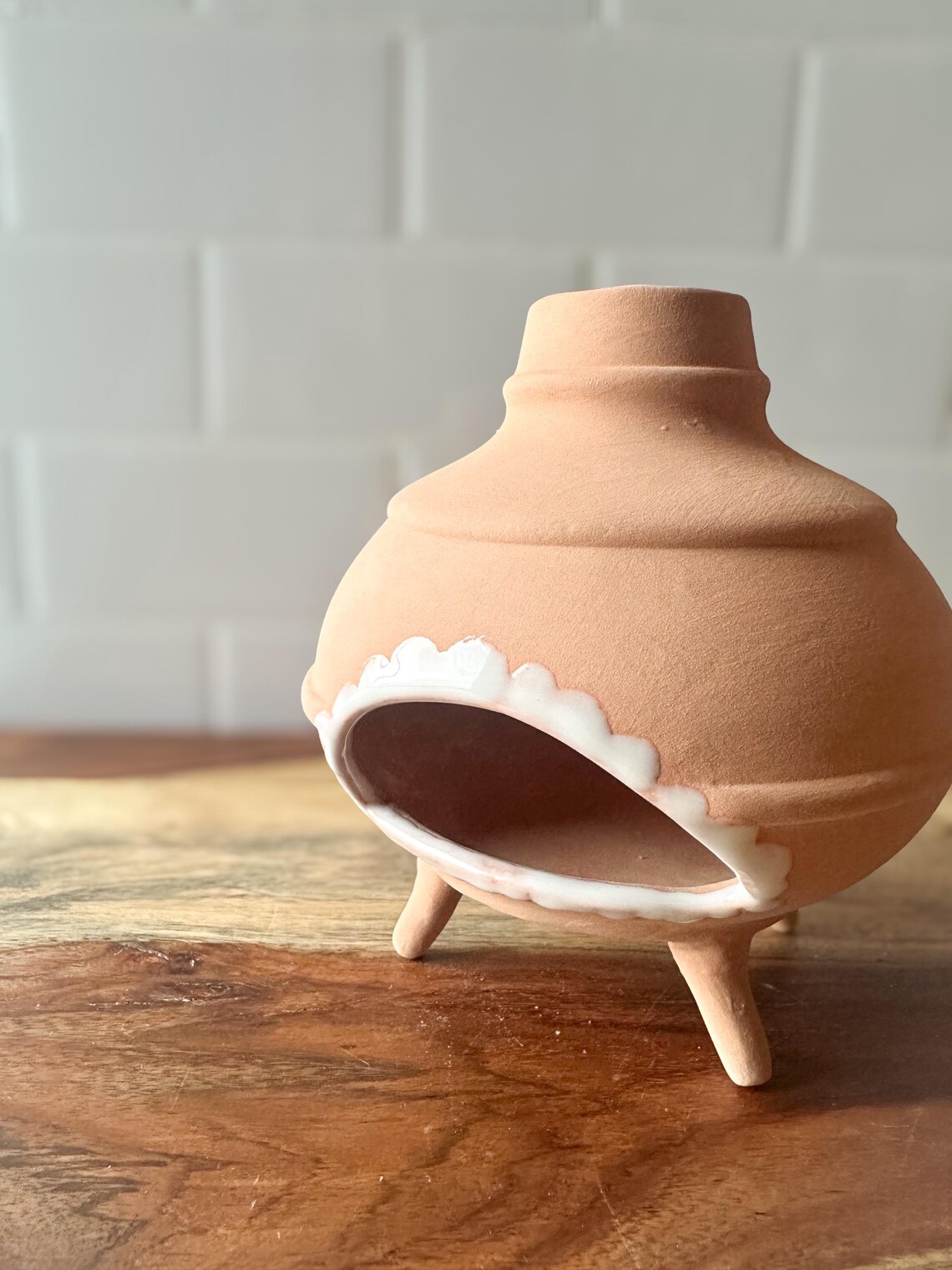Mini Chiminea Incense Burner Handmade Ceramic Aromatherapy Decor - Etsy
