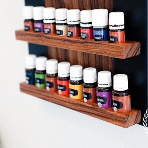 Wall Mounted Essential Oil Rack, Essential Oil Holder, Essential Oil ...