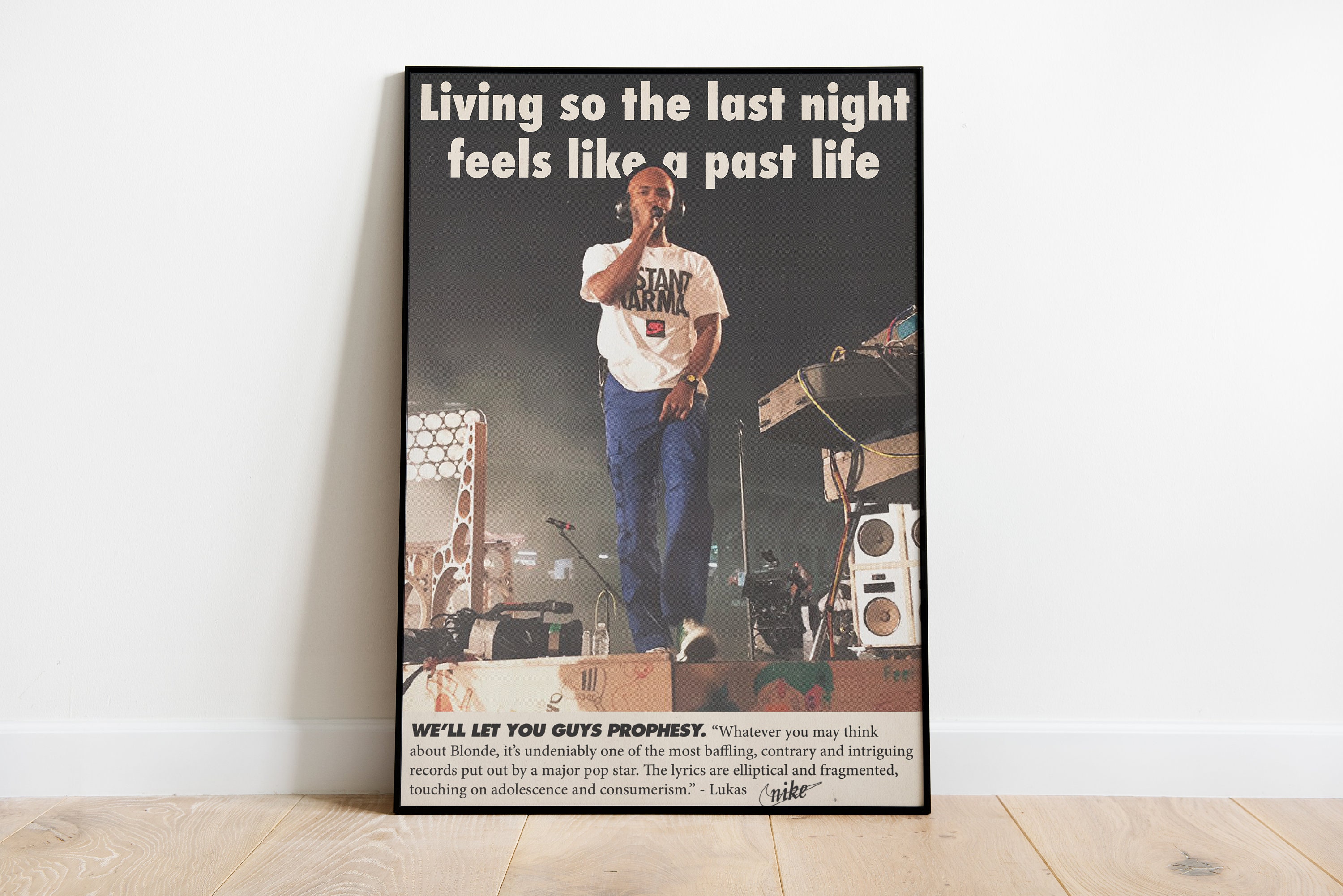 Frank Ocean Poster Minimalist, Blonde Frank Ocean Poster, Frank Ocean ...