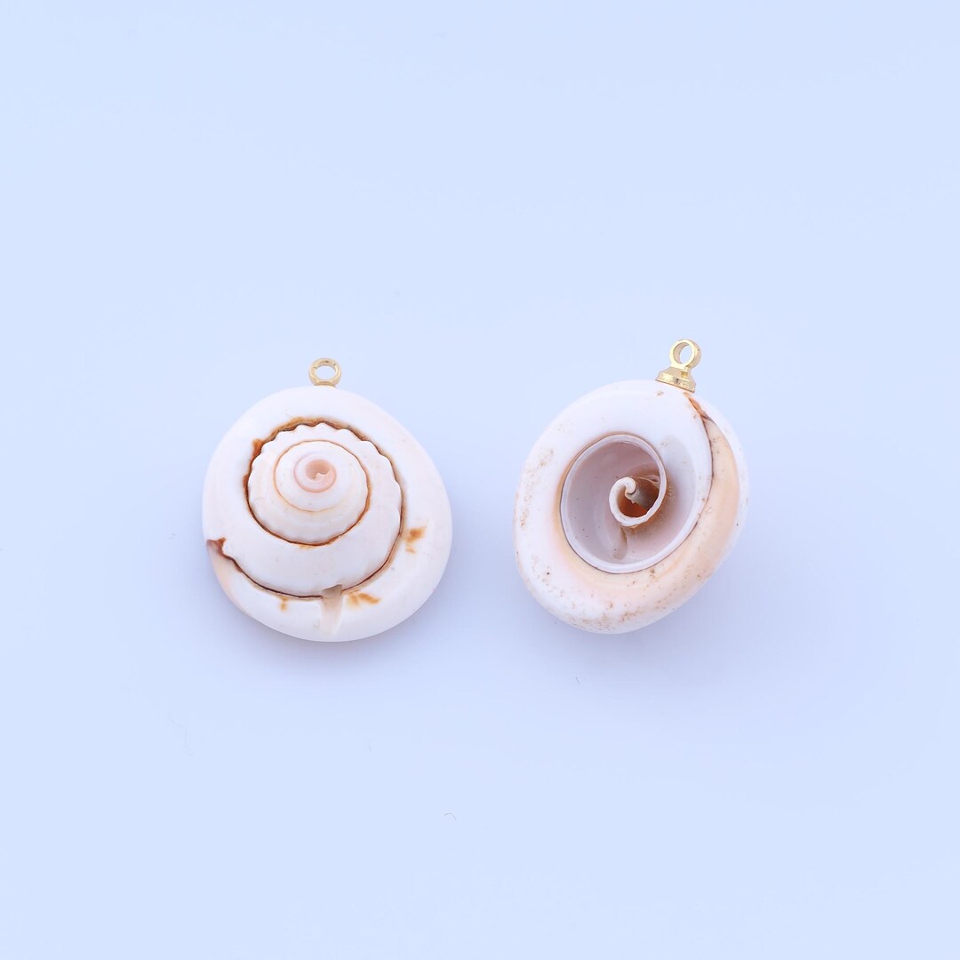 Gold Snail Shell Charms, 18K Gold Filled Shell Pendant,snail Shell ...