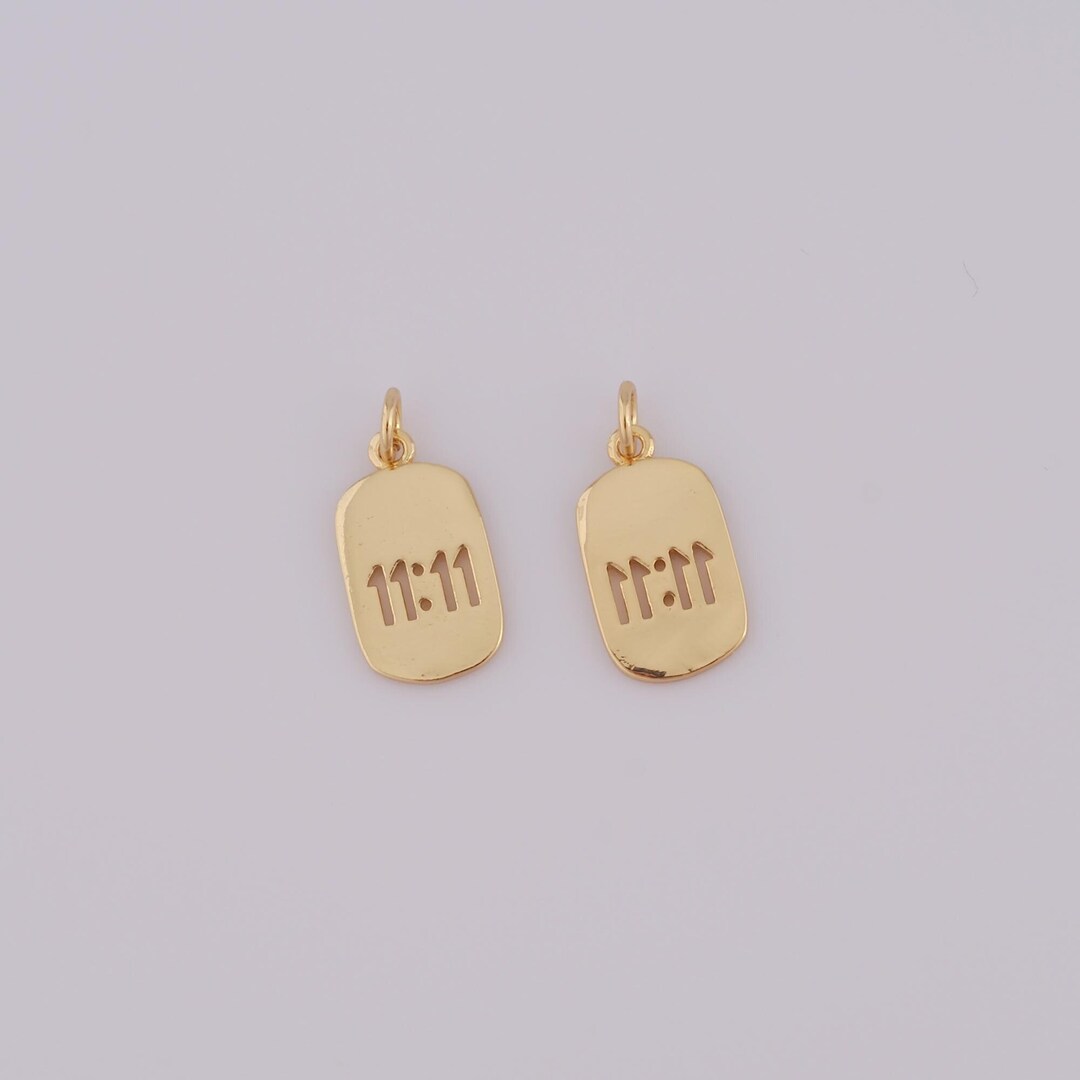 Gold Square Charms,18k Gold Filled Square Pendant,square Necklace for ...