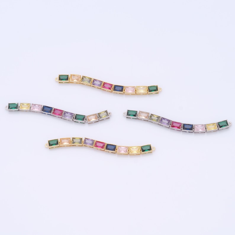 18K Gold Filled Bars Chain Connectors Links,minimalist Bars Chain ...