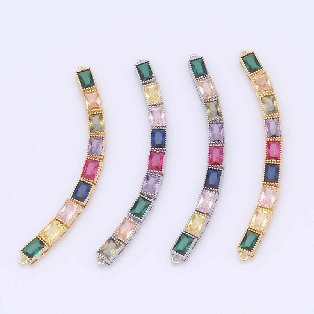 18K Gold Filled Bars Chain Connectors Links,minimalist Bars Chain ...