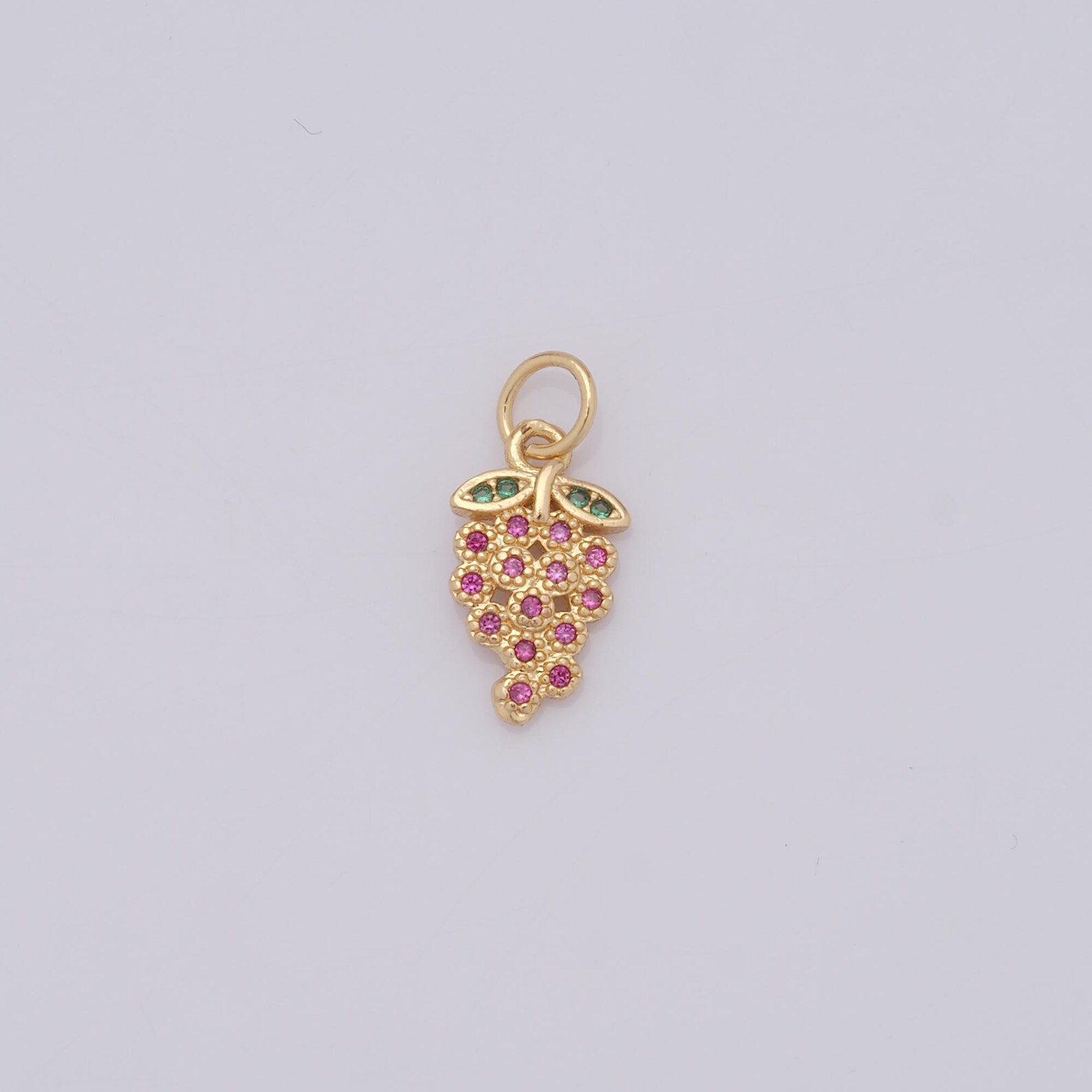 Dainty Fruit Lemon Charms,18k Gold Filled Pineapple Lollipop Cherry ...