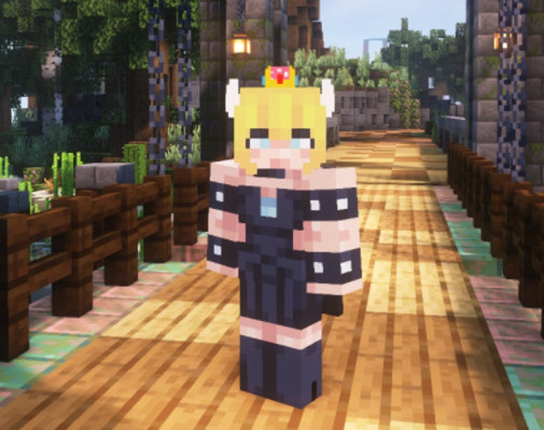 Bowsette Horns and Crown 3d Model for Minecraft - Etsy Australia