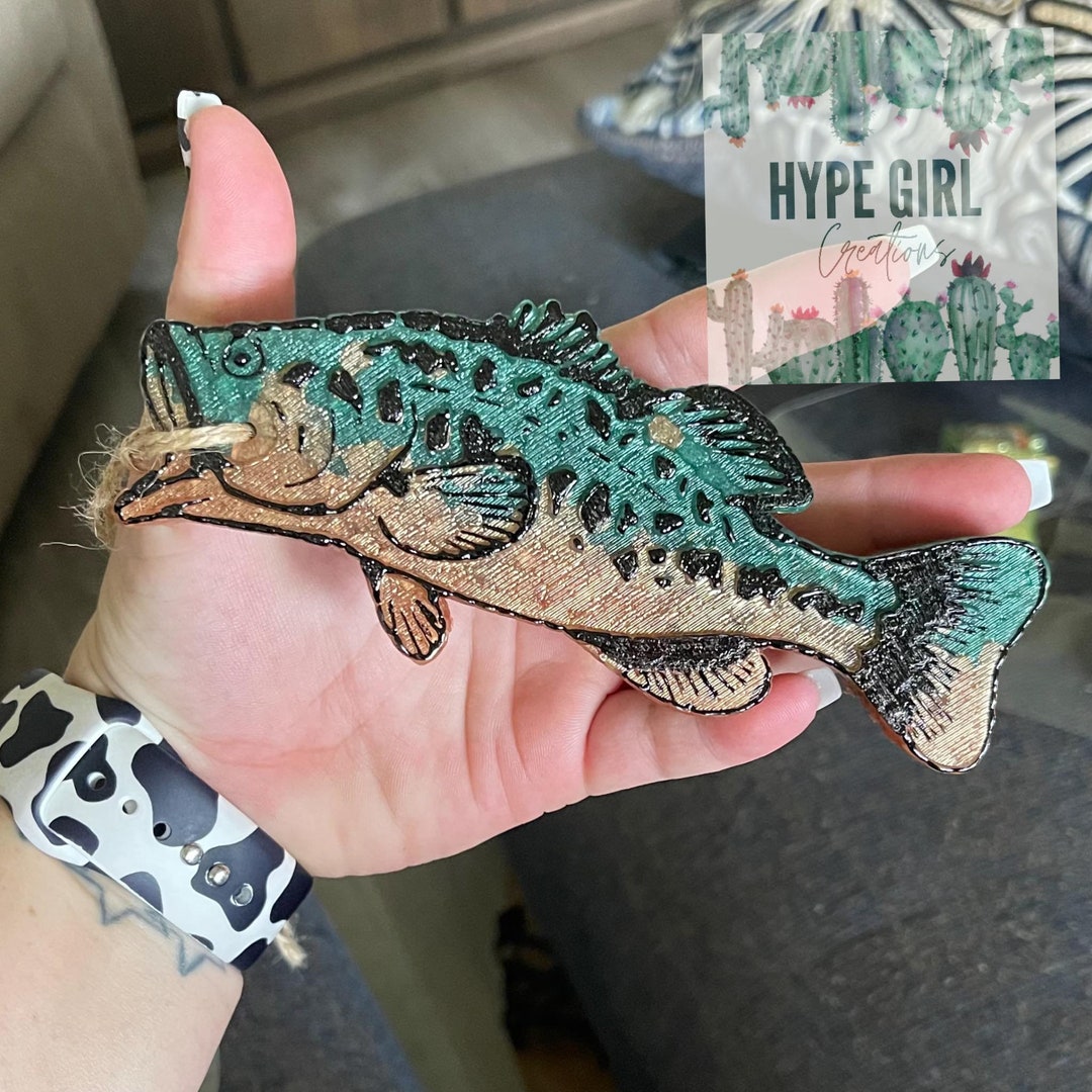 Bass Fish Car Freshie - Etsy