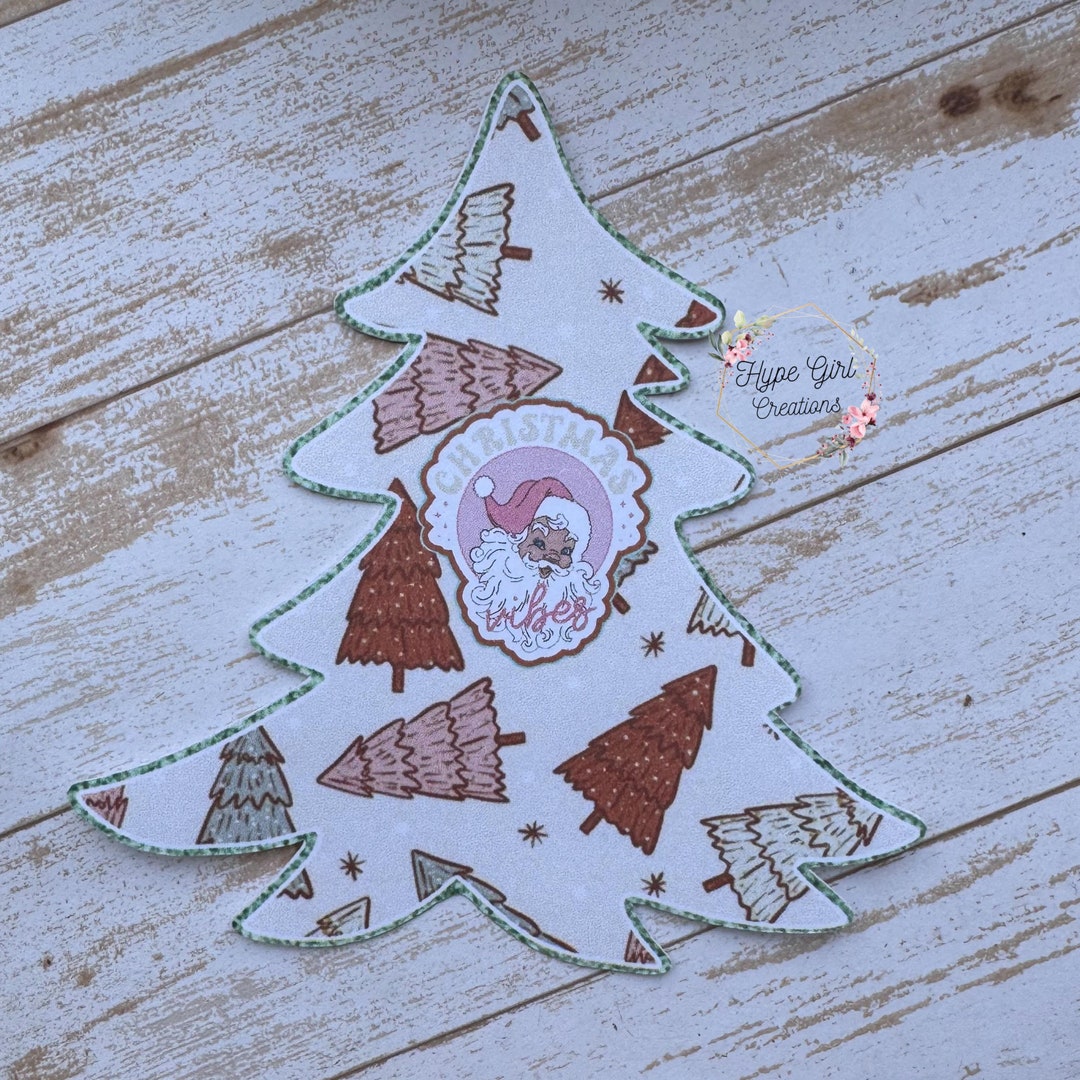 Christmas Tree W/ Cardstock Car Freshie - Etsy