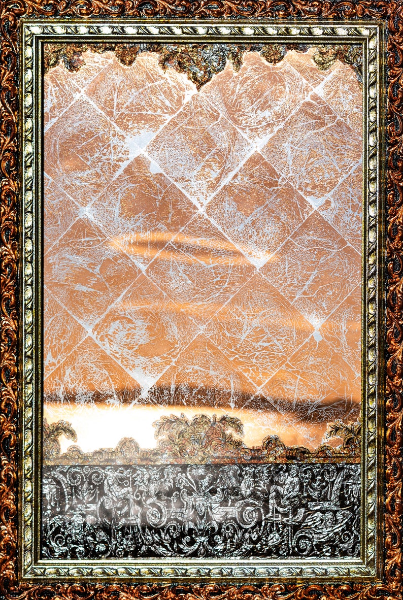 Verre Eglomise Bespoke Mirror - Etsy
