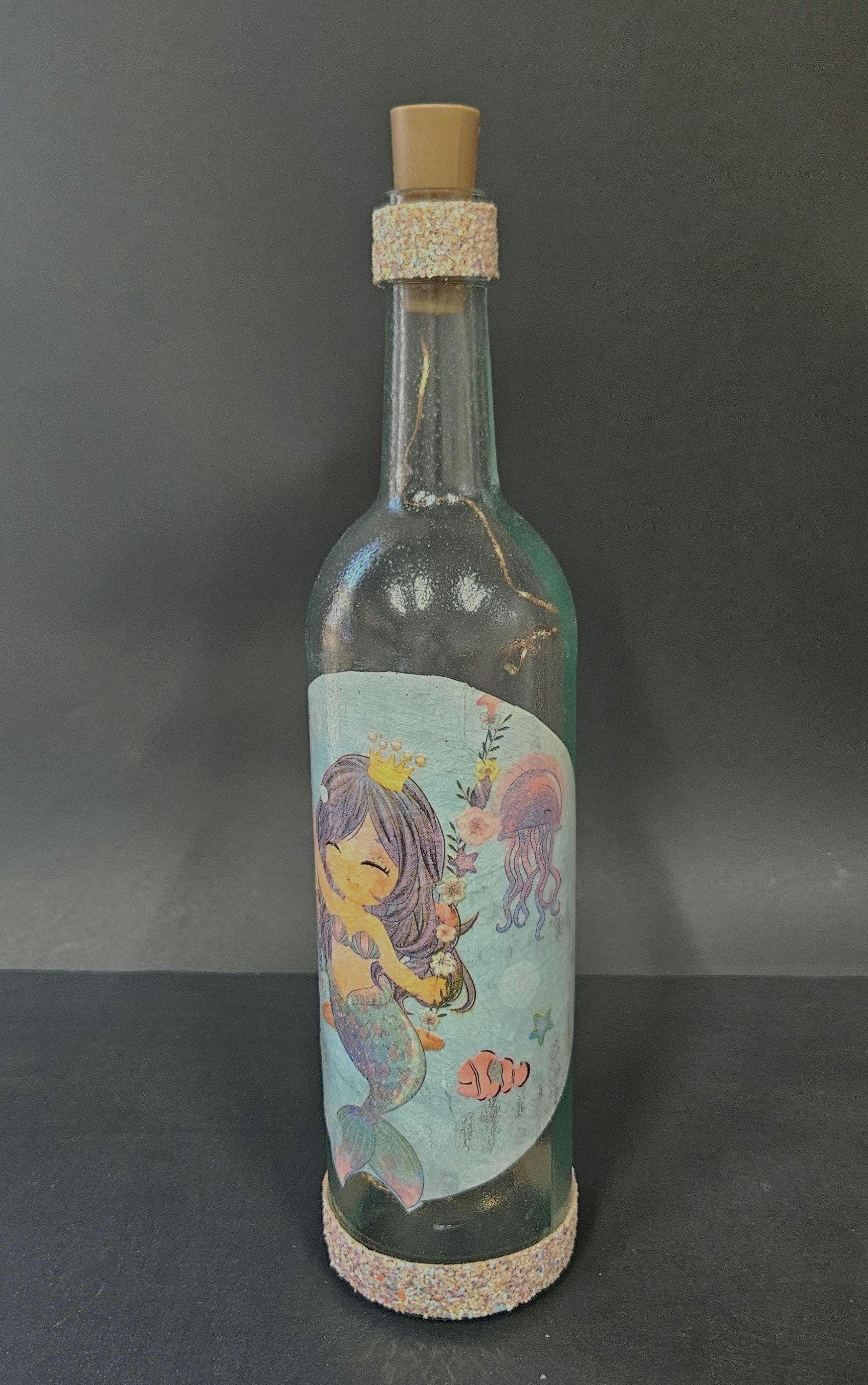 Little Mermaid Light up Bottle - Etsy