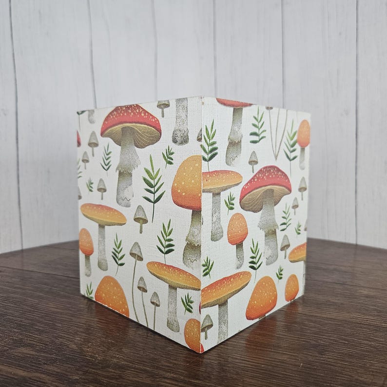 Colorful Mushroom Tissue Box - Etsy