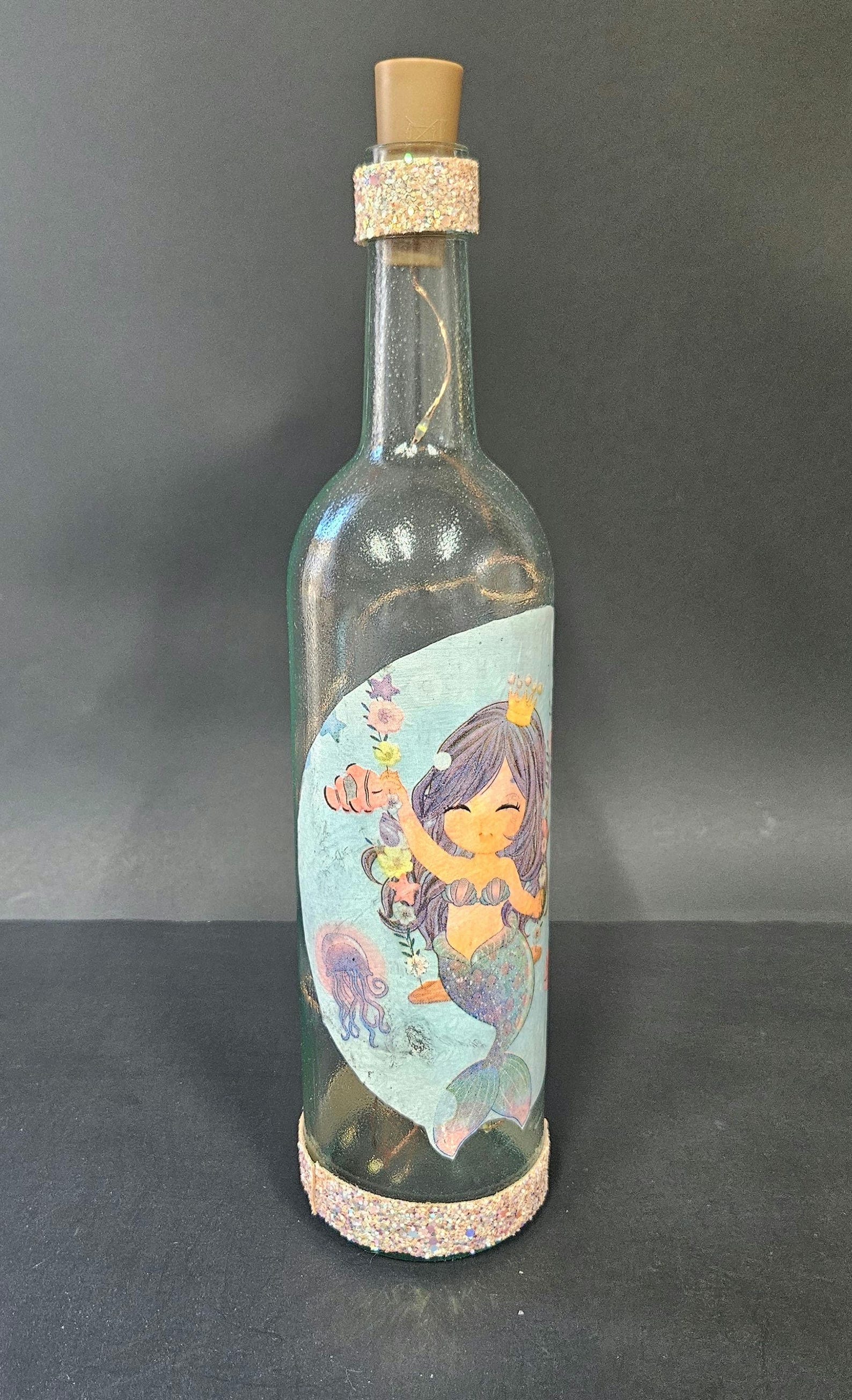 Little Mermaid Light up Bottle - Etsy