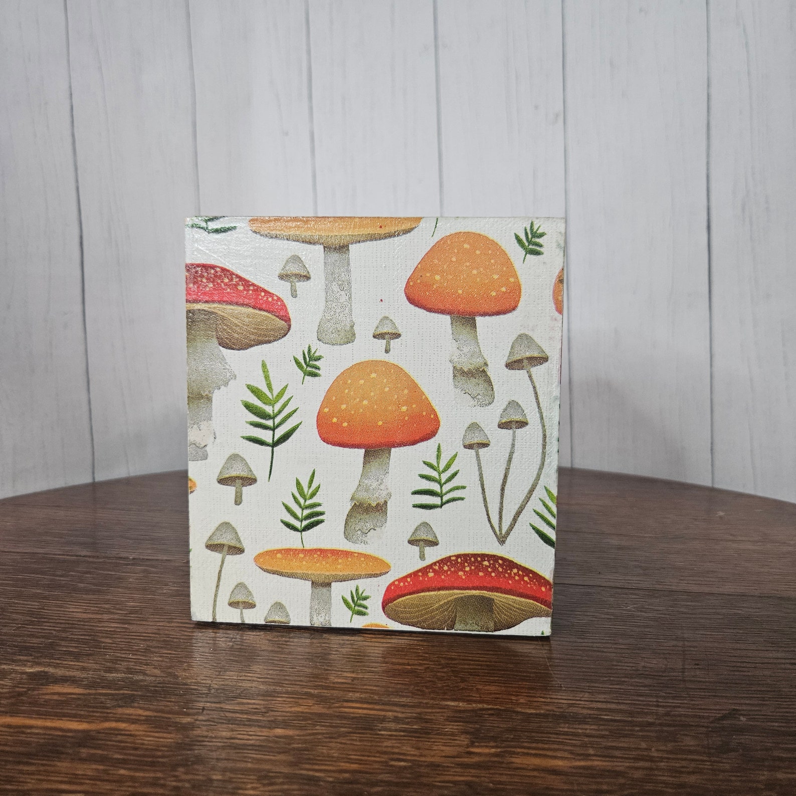 Colorful Mushroom Tissue Box - Etsy