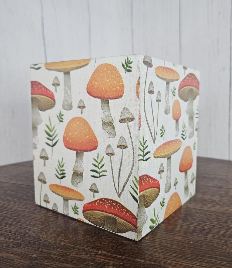 Colorful Mushroom Tissue Box - Etsy