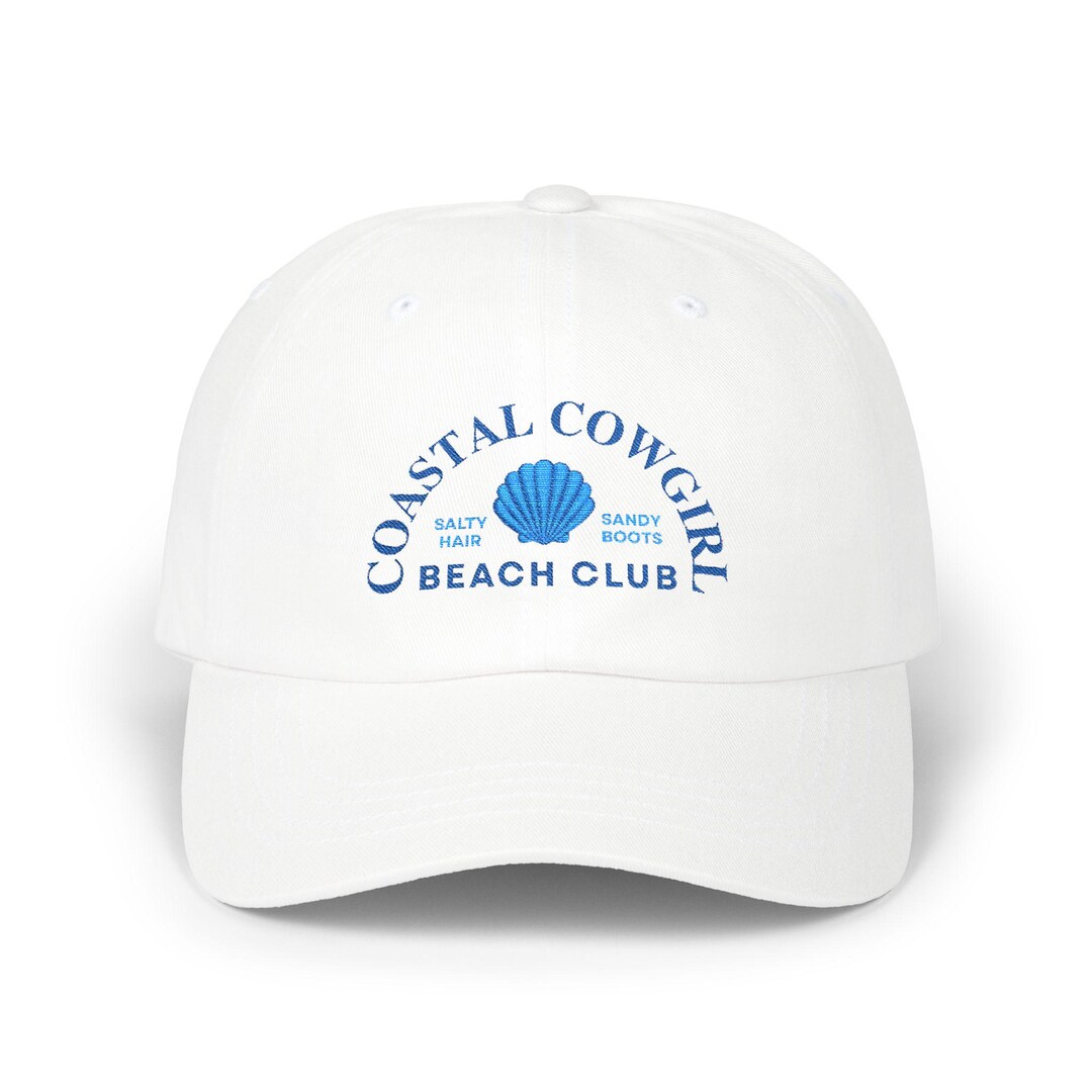 Coastal Cowgirl Baseball Cap, Beach Hat, Bachelorette Party Cap, Summer ...