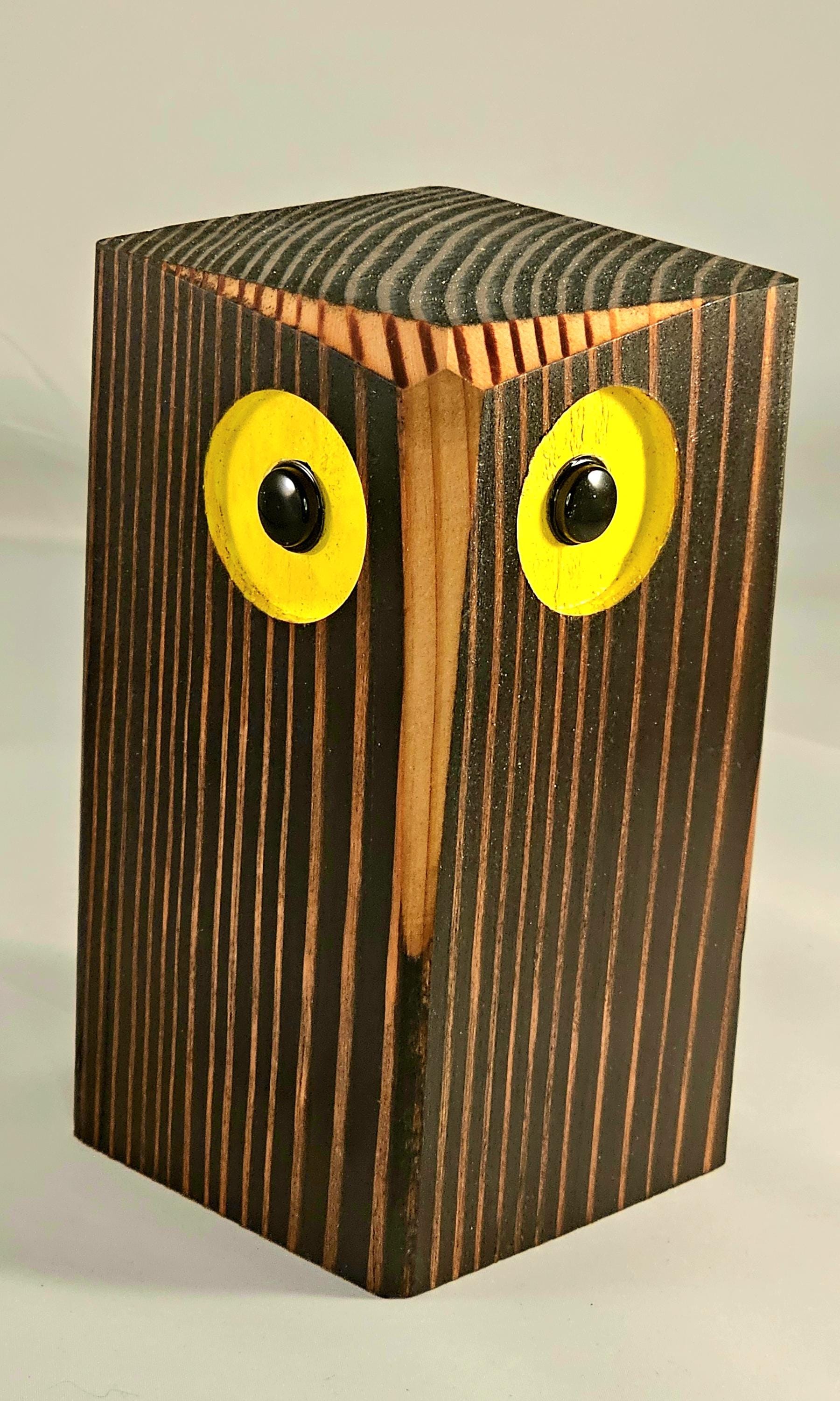 Handcrafted Rustic Wood Owl Family - Etsy