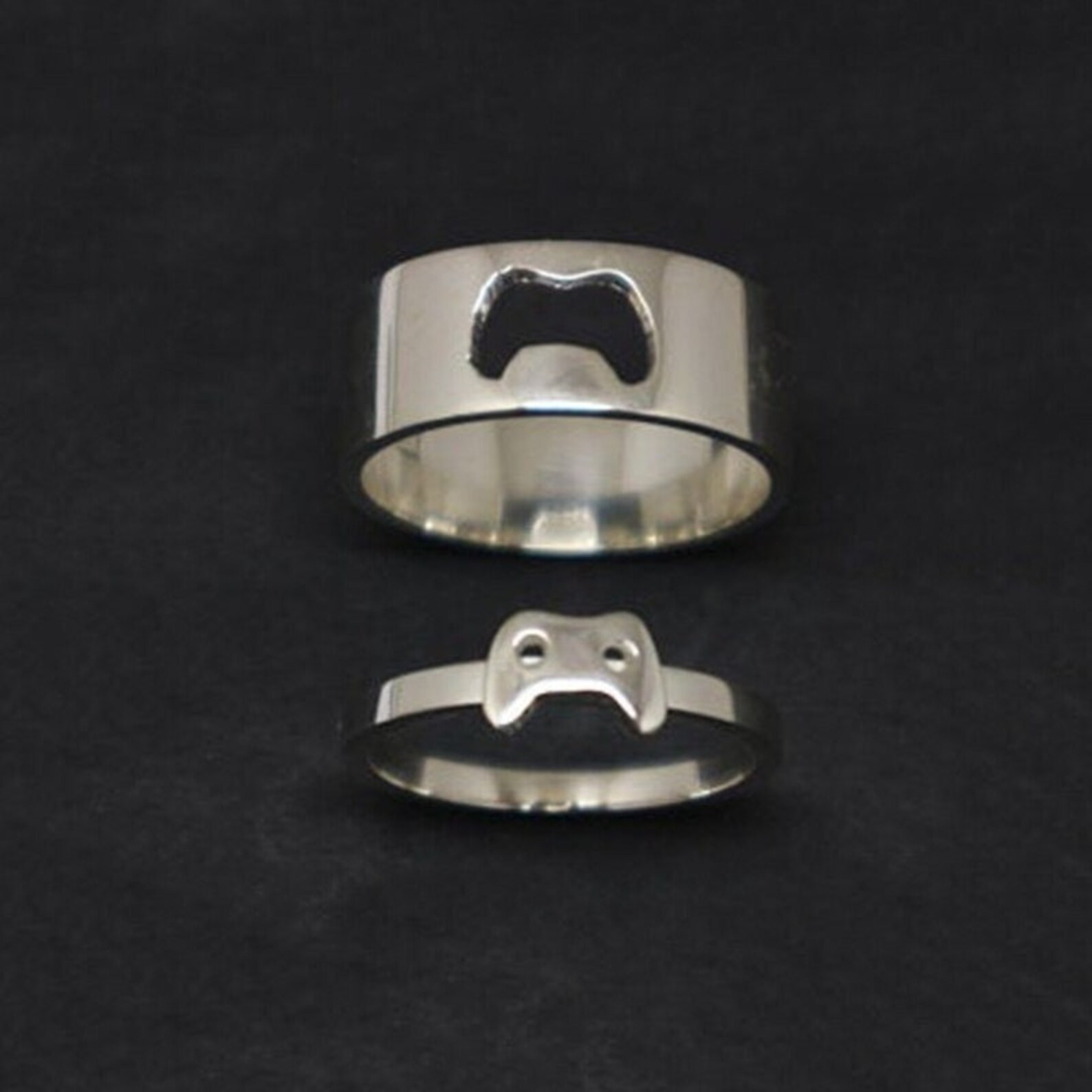 Gamer Ring Video Game Controller Ring Set for Couples Matching - Etsy