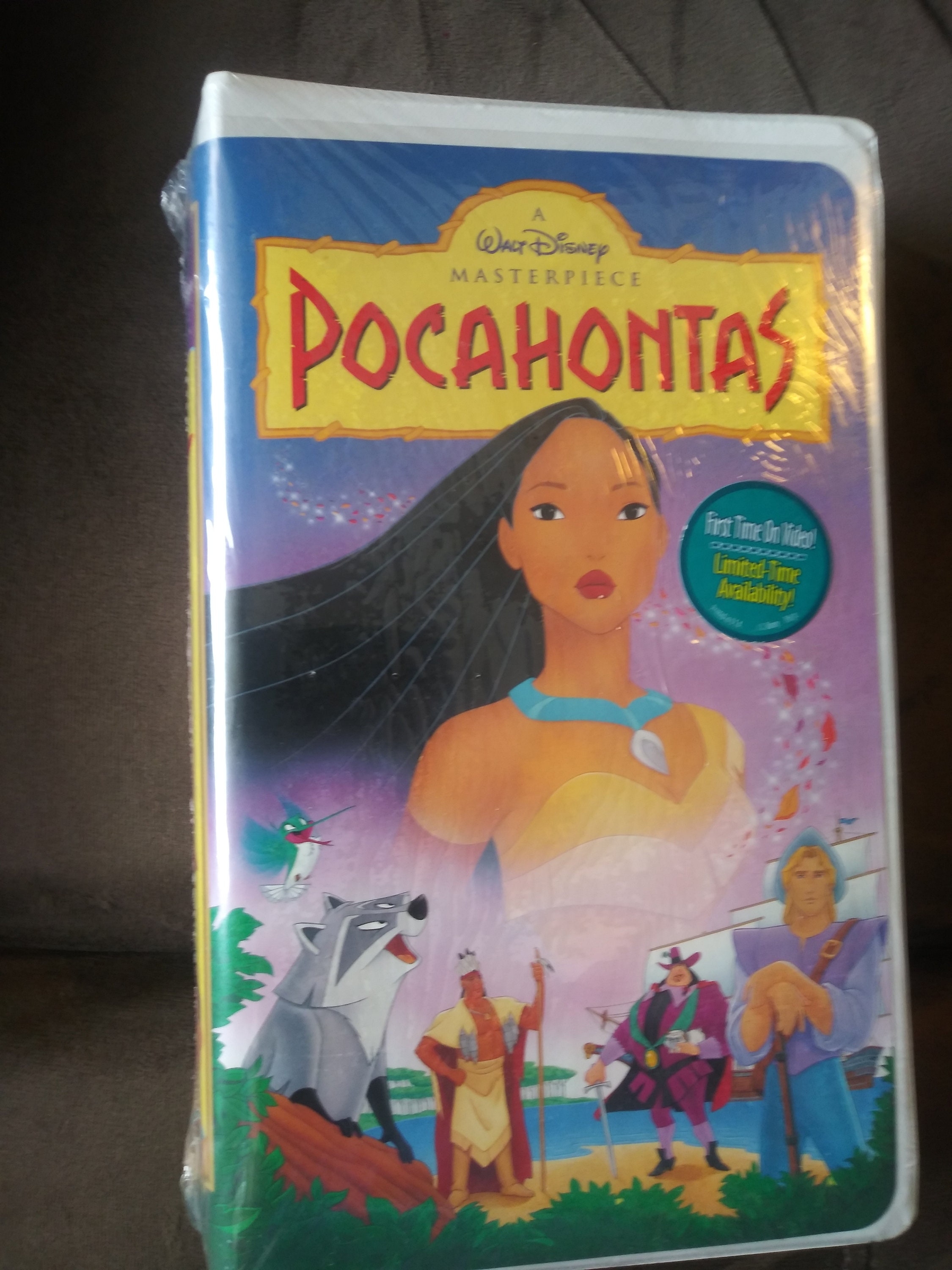 Walt Disney's Masterpiece Pocahontas VHS brand new still | Etsy
